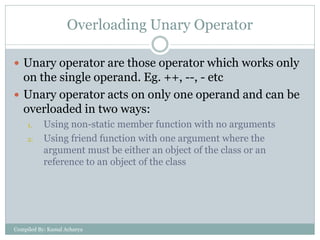 Operator overloading | PDF | Programming Languages | Computing