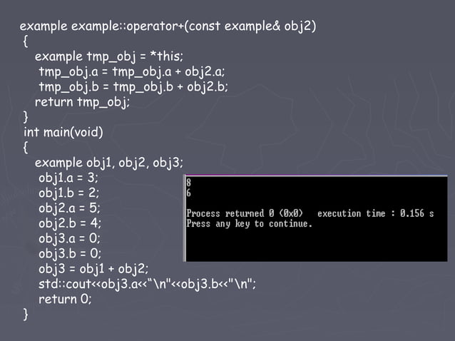 Operator Overloading | PPT