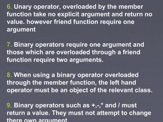 Operator Overloading | PPT