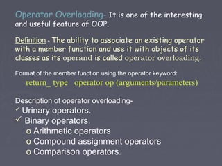 Operator Overloading | PPT