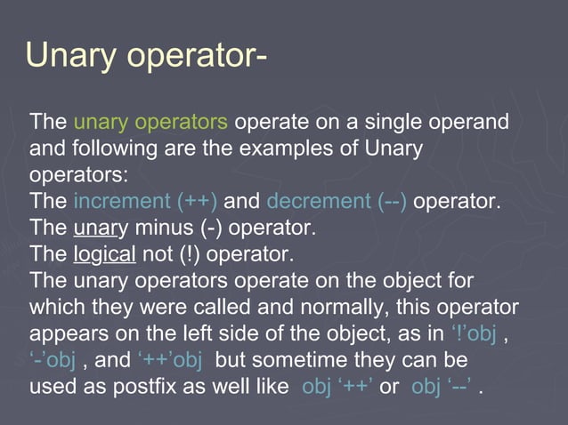 Operator Overloading | PPT