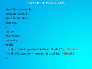 Operator overloading | PPTX | Web Development | Internet
