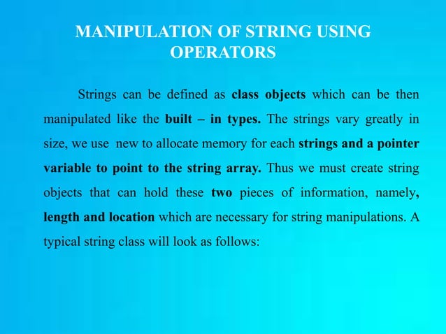 Operator overloading | PPTX | Web Development | Internet