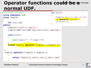 Operator overloading | PPT