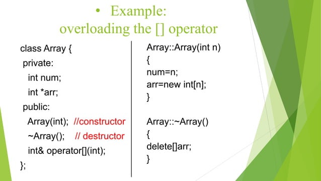 Operator overloading | PPT