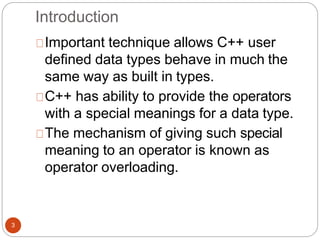 Operator overloading2 | PPT