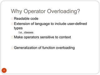 Operator overloading2 | PPT