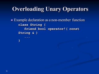 Operator overloaing | PPT