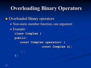 Operator overloaing | PPT