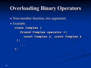 Operator overloaing | PPT