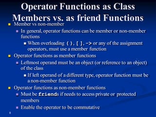 Operator overloaing | PPT