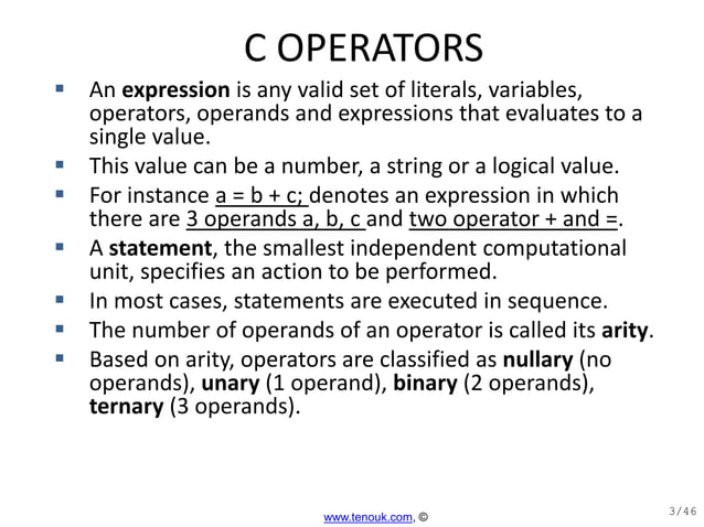 Operator Precedence And Associativity Ppt