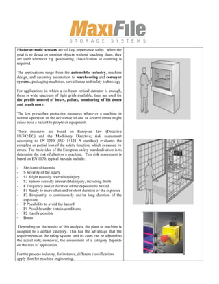 Operator protection in industrial carousel storage | PDF
