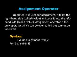 Operators | PPT