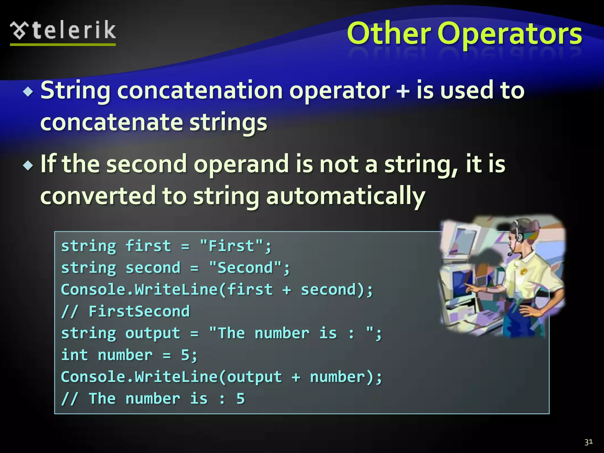 Operators expressions-and-statements | PPTX