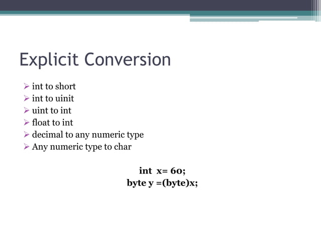 Operators and expression in c# | PPT