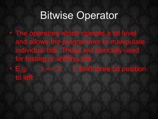 Operators in C++ | PPT