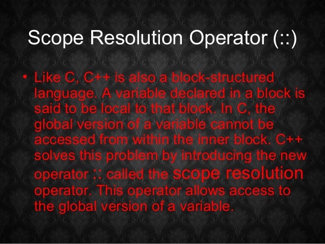 Operators in C++