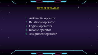 Operators in c++ | PPTX