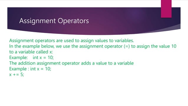 This slide contains information about Operators in C.pptx
