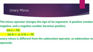 This slide contains information about Operators in C.pptx