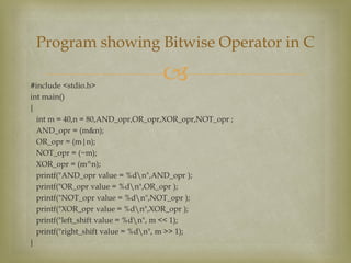 Operators in c programming | PDF