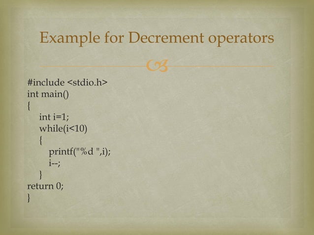 Operators in c programming | PDF