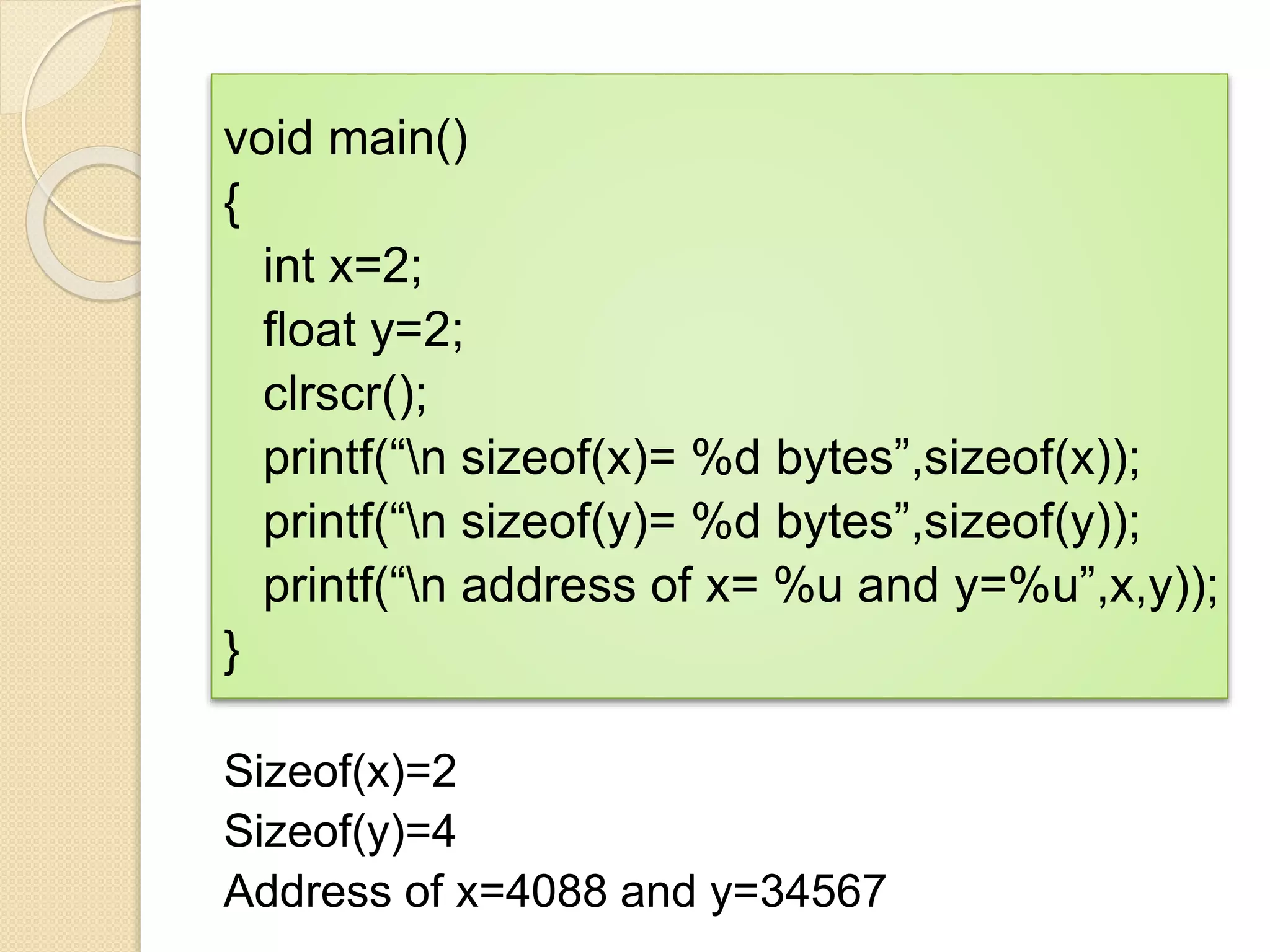 Operators and expressions in c language | PPTX