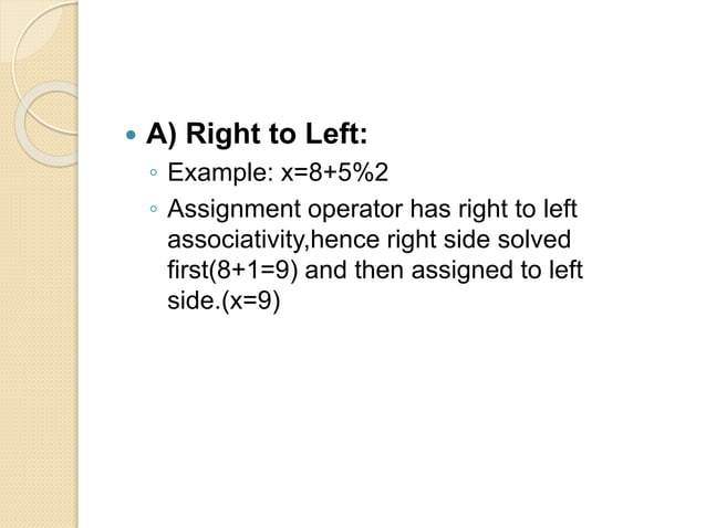 Operators and expressions in c language | PPTX
