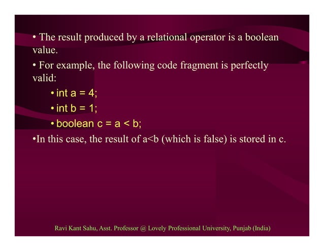 Operators in java | PDF | Programming Languages | Computing