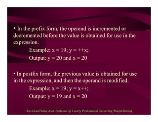 Operators in java | PDF