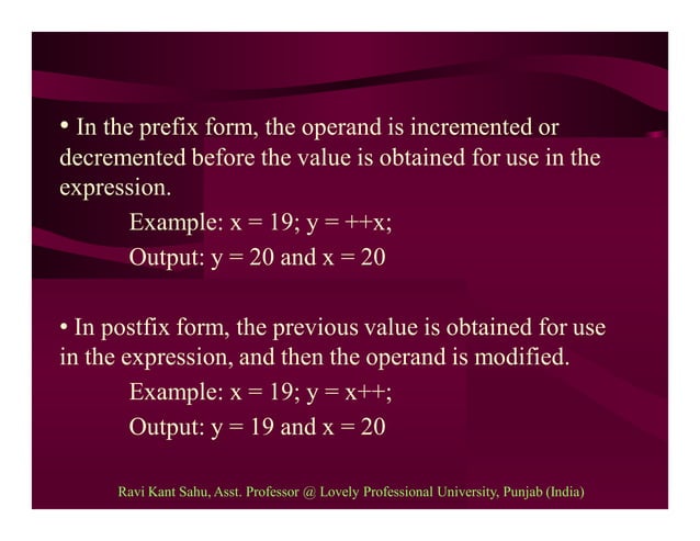 Operators in java | PDF | Programming Languages | Computing