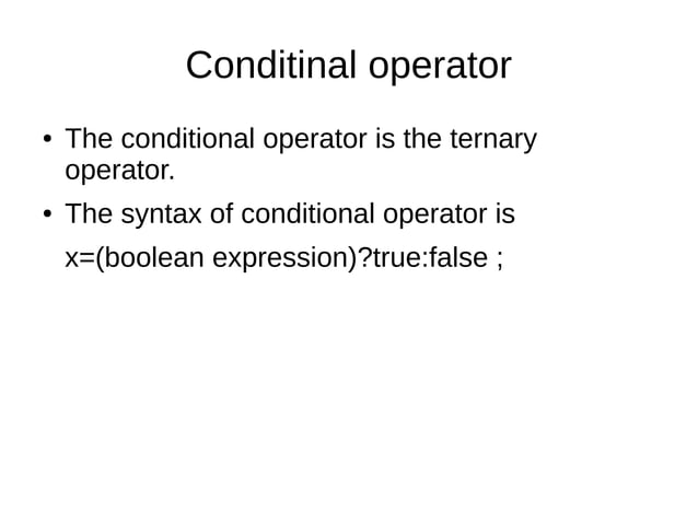 Operators in java | PPT