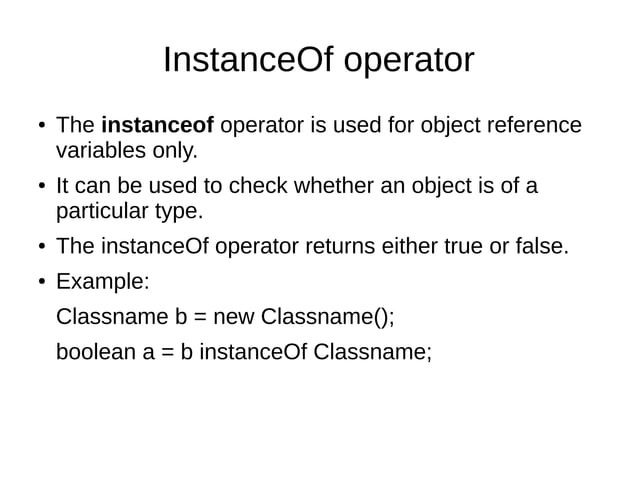 Operators in java | PPT