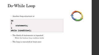 Operators loops conditional and statements | PPTX