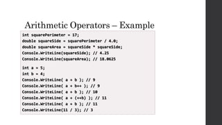 Operators loops conditional and statements | PPTX