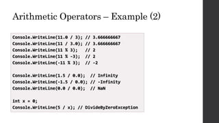 Operators loops conditional and statements | PPTX