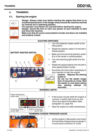 Operator`s manual drillrig training skills in rustenburg/eatern cape ...