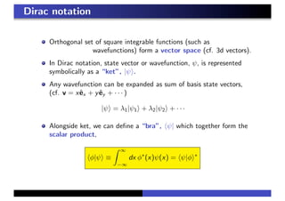 Operators n dirac in qm | PDF