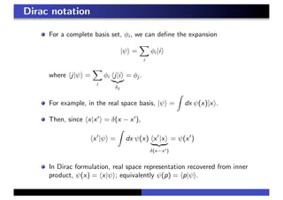 Operators n dirac in qm | PDF