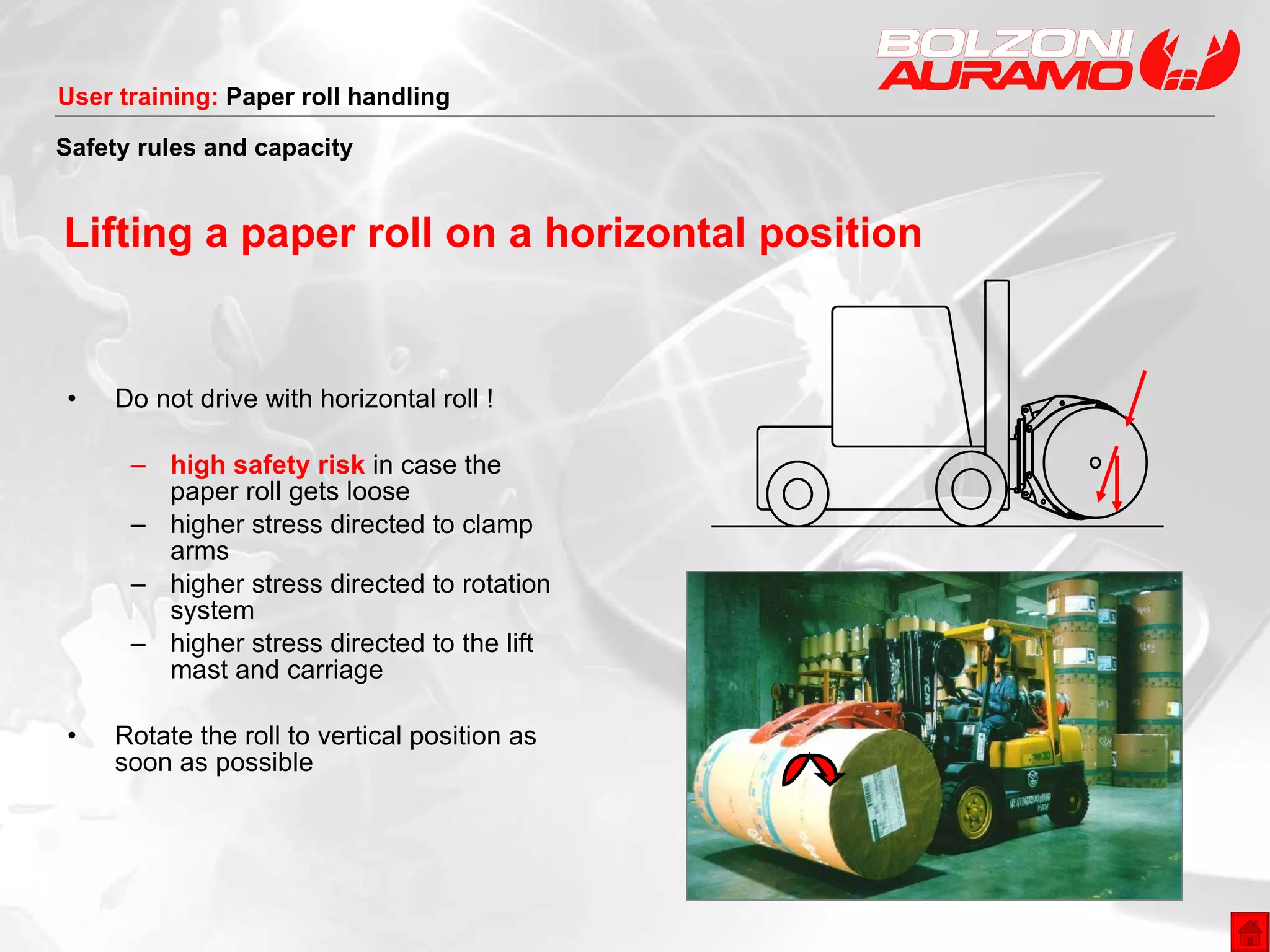 Operator Training Paper Roll Handling General | PPT
