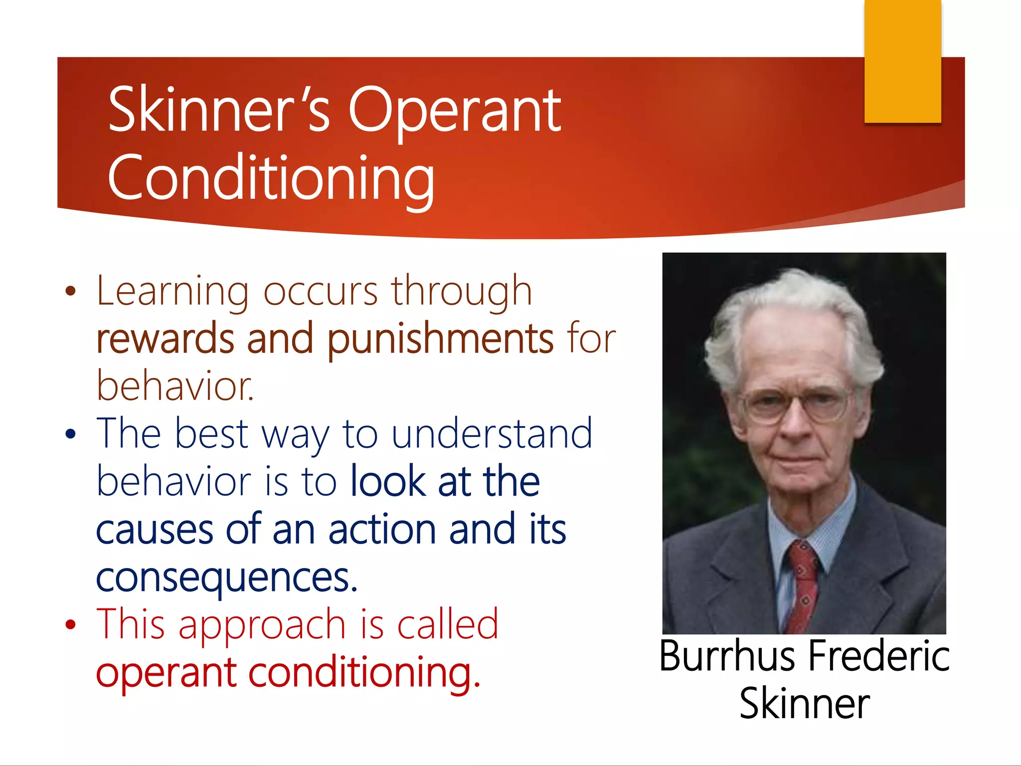 Operant Conditioning Theory | PPTX