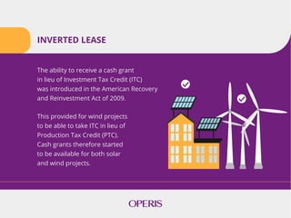 Renewables Infrastructure Projects - Examining US Tax Equity Structures ...