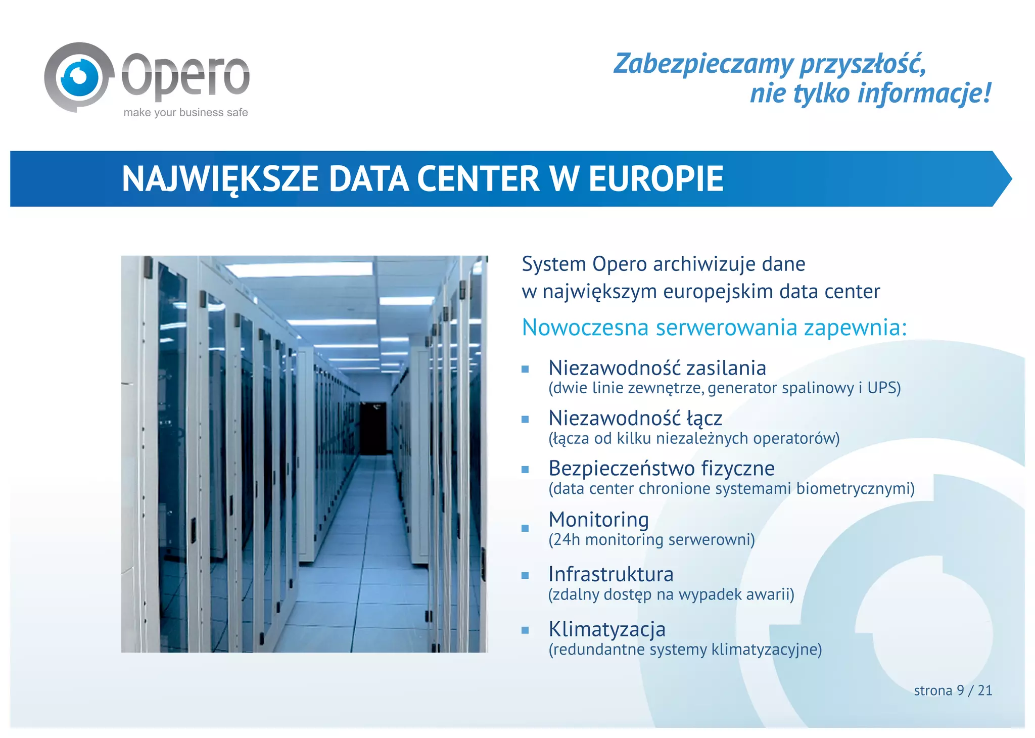 Opero Backup - prezentacja produktu | PPT