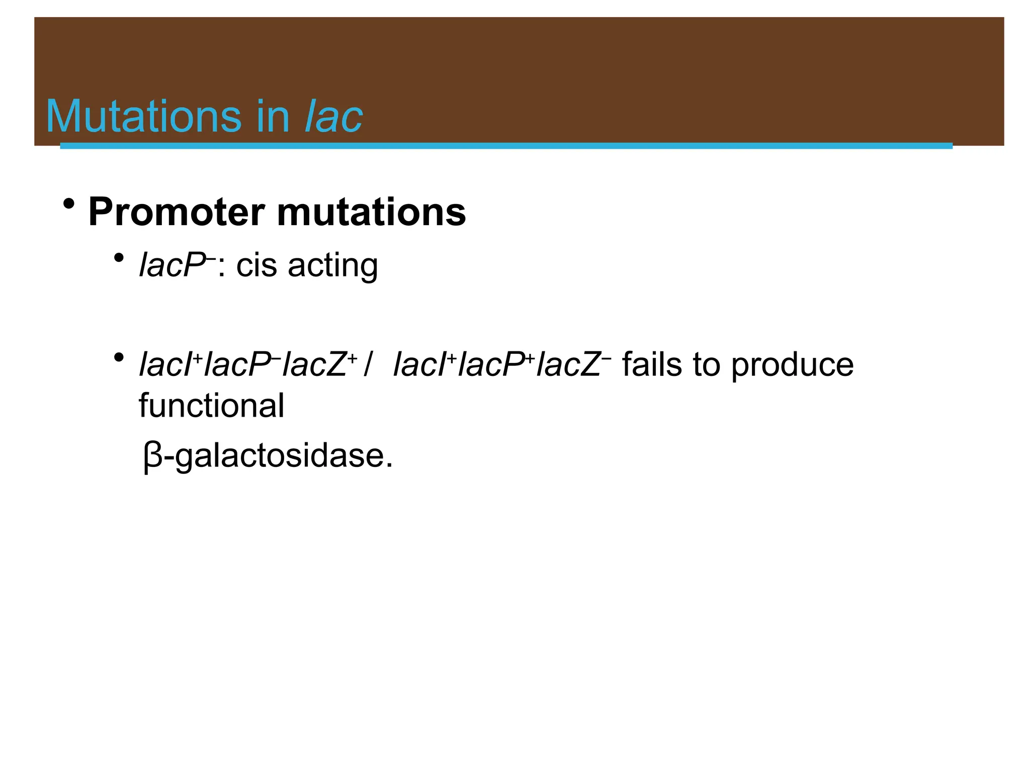 Lac operon, trp operon, Operon, structure and regulation | PPT