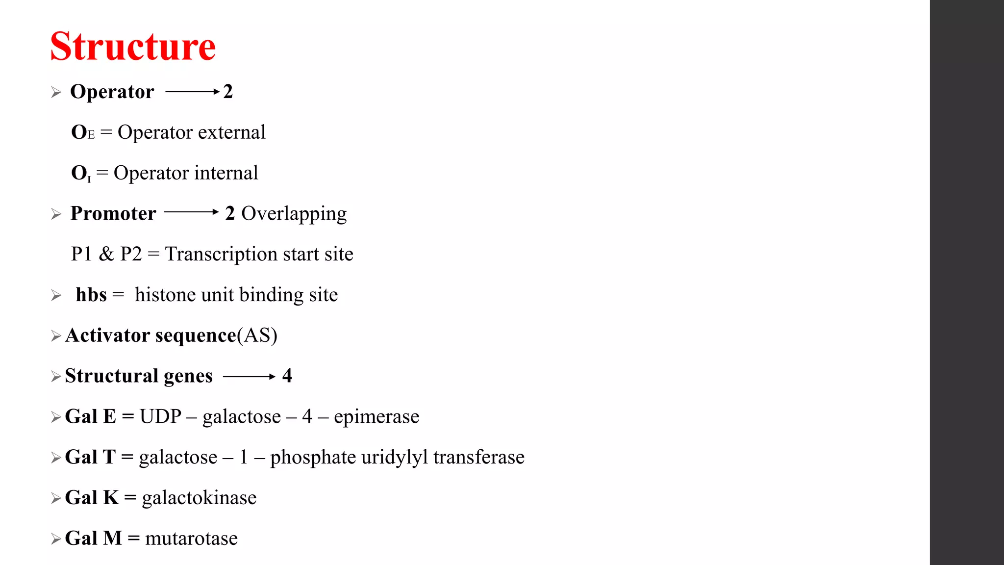 Galactose operon and Histidine operon | PPTX | Chemistry | Science