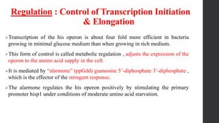 Galactose operon and Histidine operon | PPTX