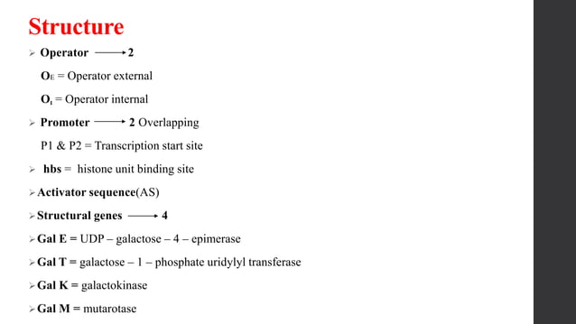 Galactose operon and Histidine operon | PPTX | Chemistry | Science