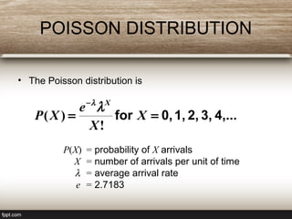 Opersea report waiting lines and queuing theory | PPT | Business ...