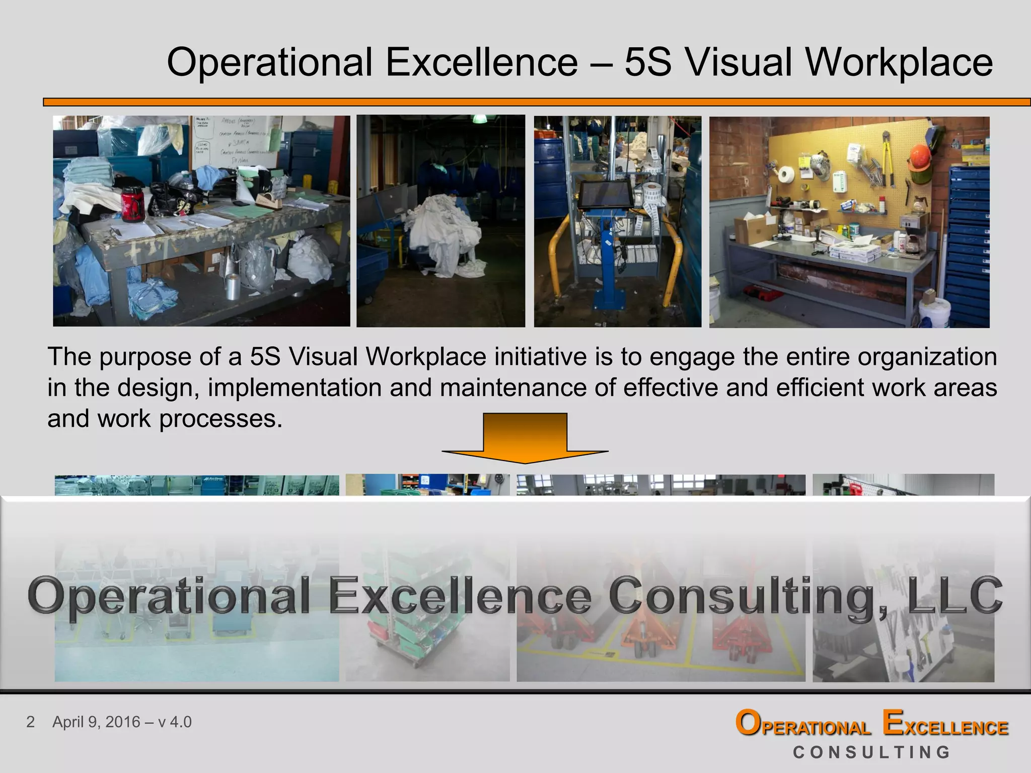 Lean 5S Visual Workplace Organization Training Module | PDF